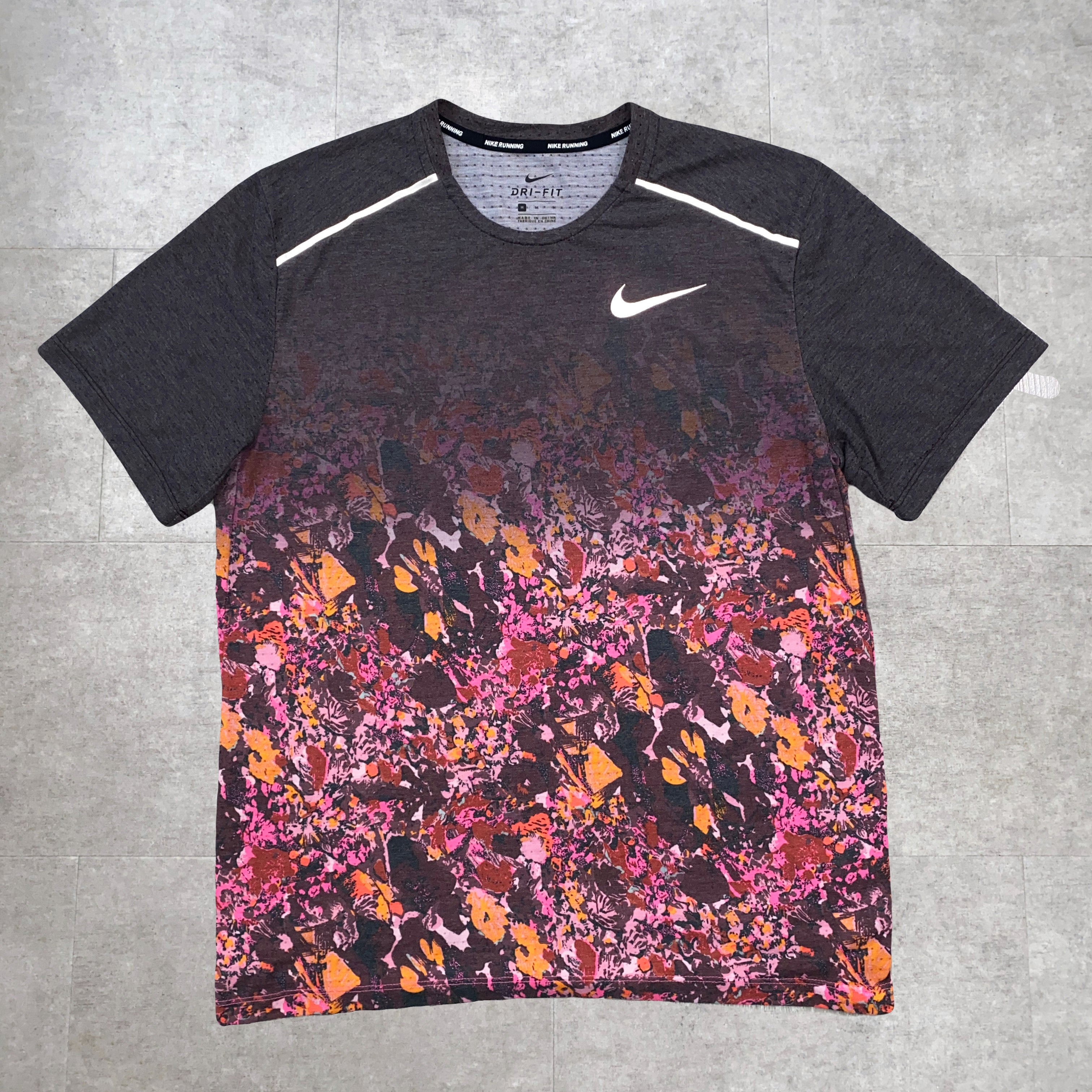 Rare Pink Floral Running T-Shirt – Tech Threads UK