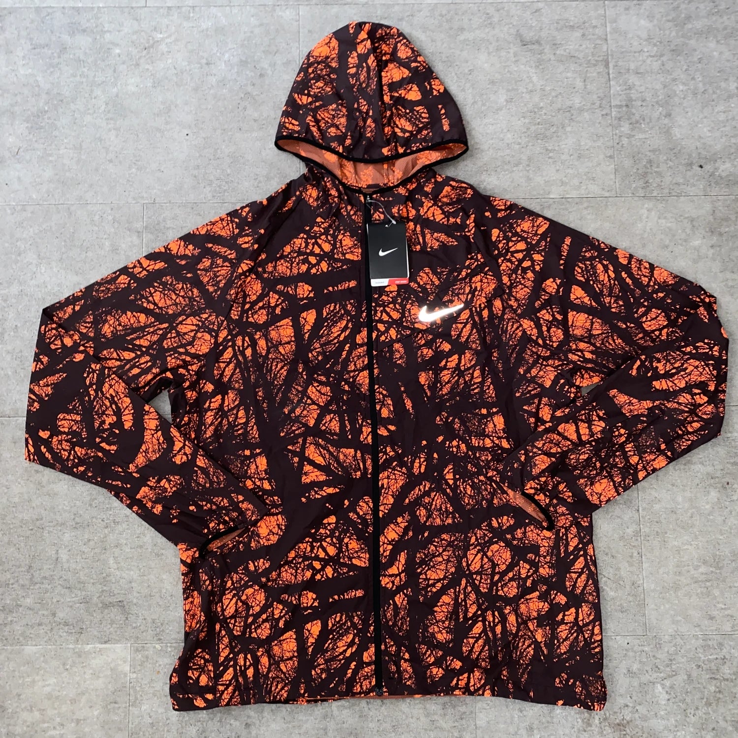 Rare Orange/Black Camo Running Jacket – Tech Threads UK